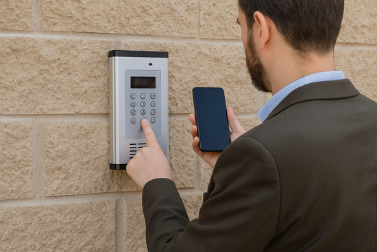 Citofono con Control de Acceso GSM 4G K6 – Compatible con Tarjeta RFID ...